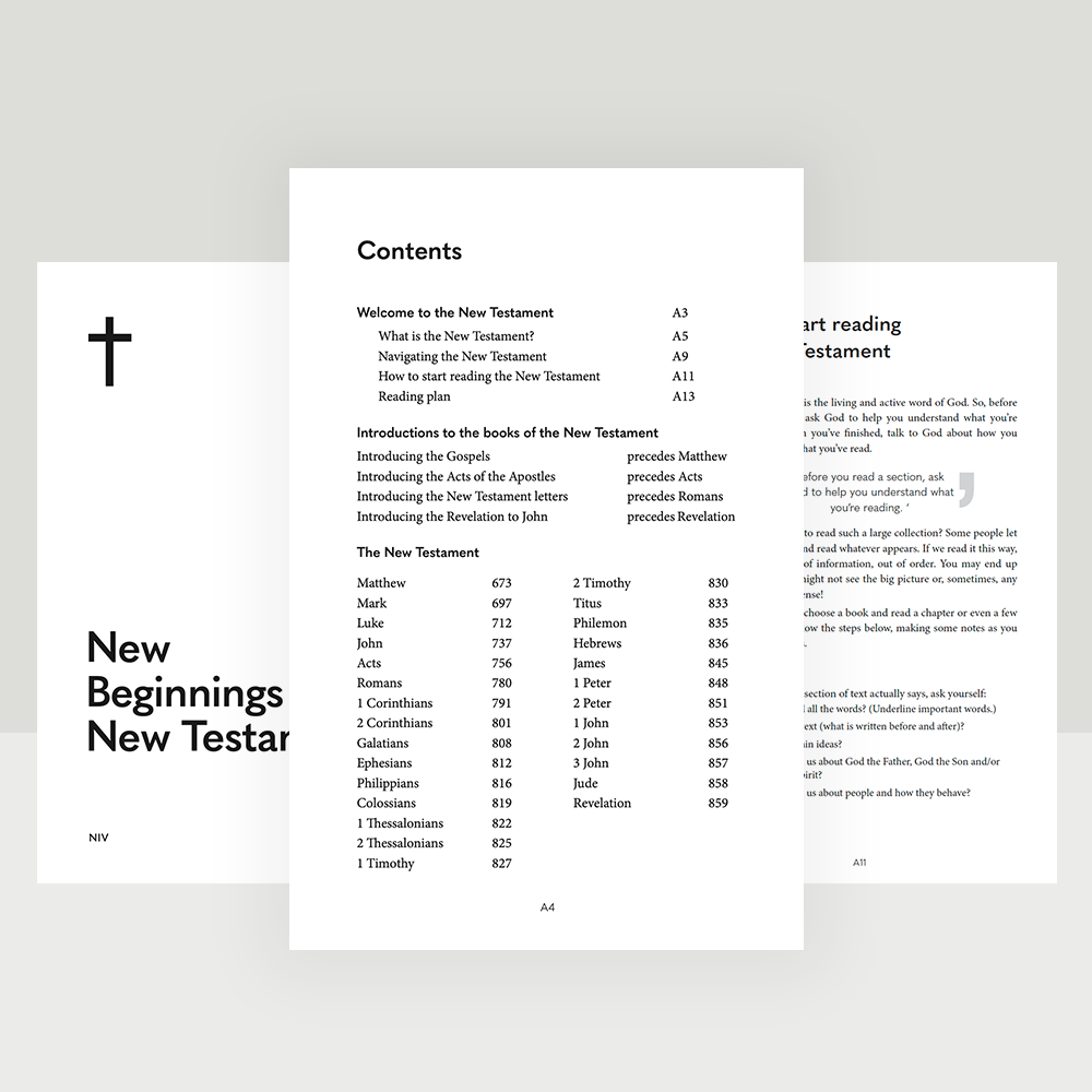 New Beginnings New Testament (Box of 40) | Bible Society Shop